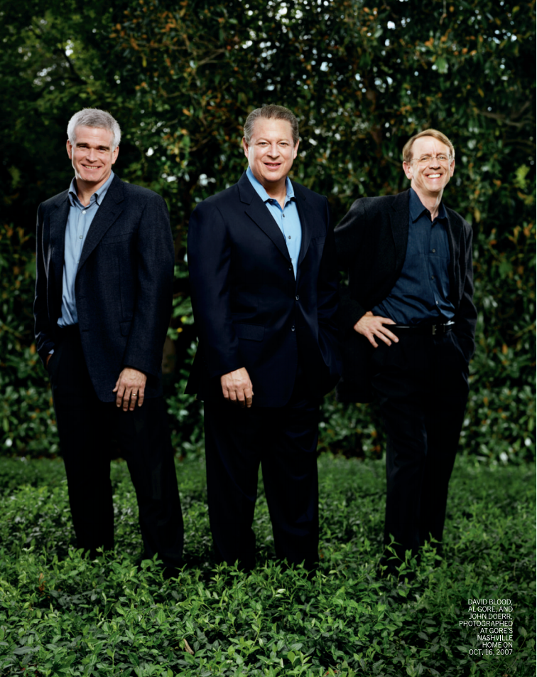 Cleanup Crew: Al Gore, John Doerr, David Blood | Fortune