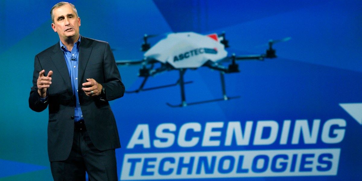 Intel CEO shows wrist-worn drone; promises to employ more women | Fortune