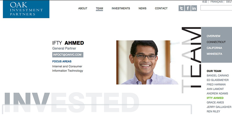 Ifty Ahmed, VC charged with fraud, spent past two months in India jail ...