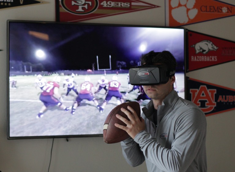 Four NFL teams are training with StriVR virtual reality this season ...