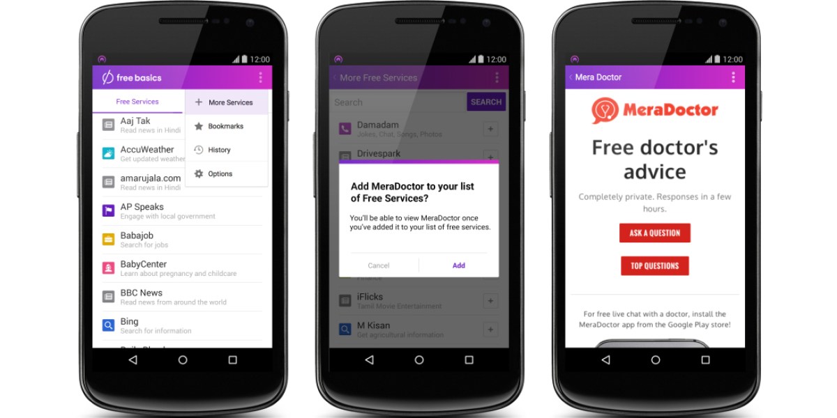 Facebook renames Internet.org app to 'Free Basics,' adds new services ...