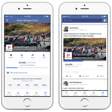 Facebook's New 'Donate' Button Aims to Make it Charitable Giving Hub ...