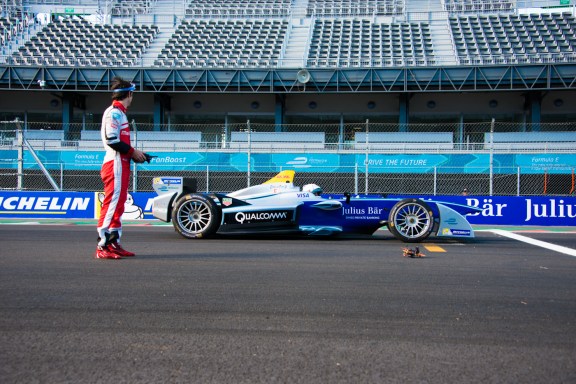 Watch This Drone Take On a Formula E Race Car | Fortune