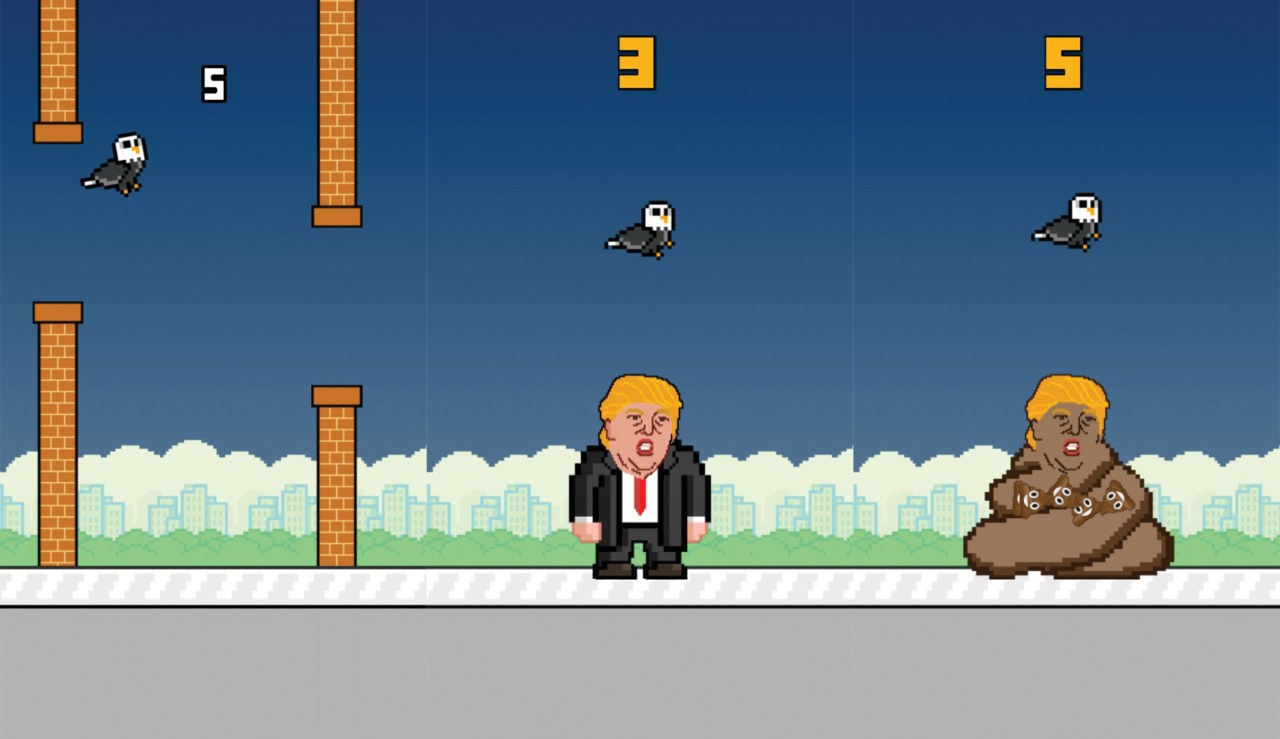 Donald 'Trump Dump' Game Has Been Downloaded More Than 1 Million Times ...