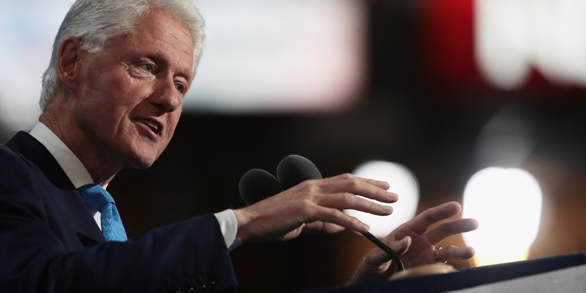 Bill Clinton Delivers Heartfelt Pitch for Hillary at DemConvention ...