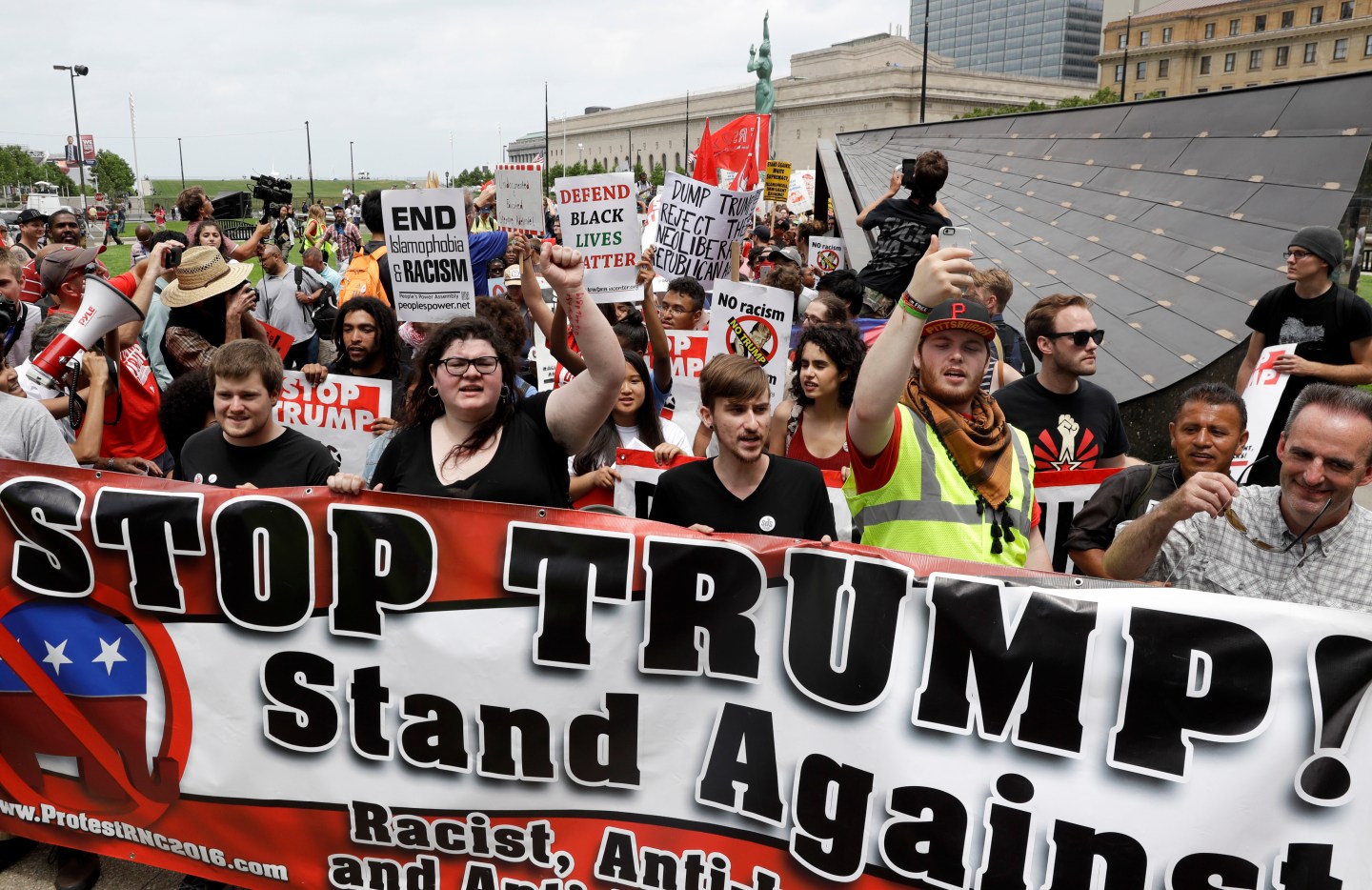 Cleveland Police Say RNC Rallies Have Been Mostly Peaceful So Far | Fortune