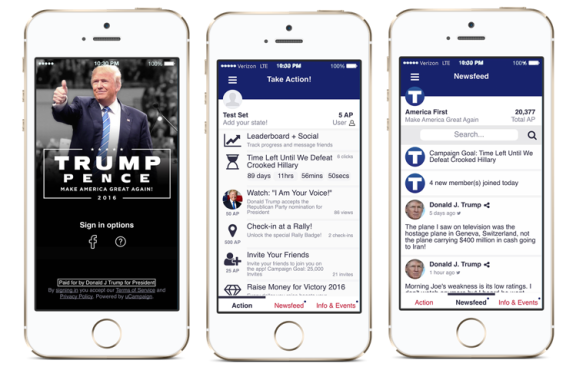 With Trump’s Campaign App, There’s No Wall Protecting Your Data | Fortune