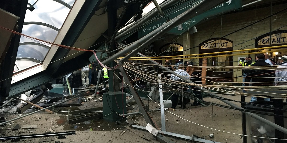 New Jersey Transit Train Crashes Through Hoboken Station | Fortune