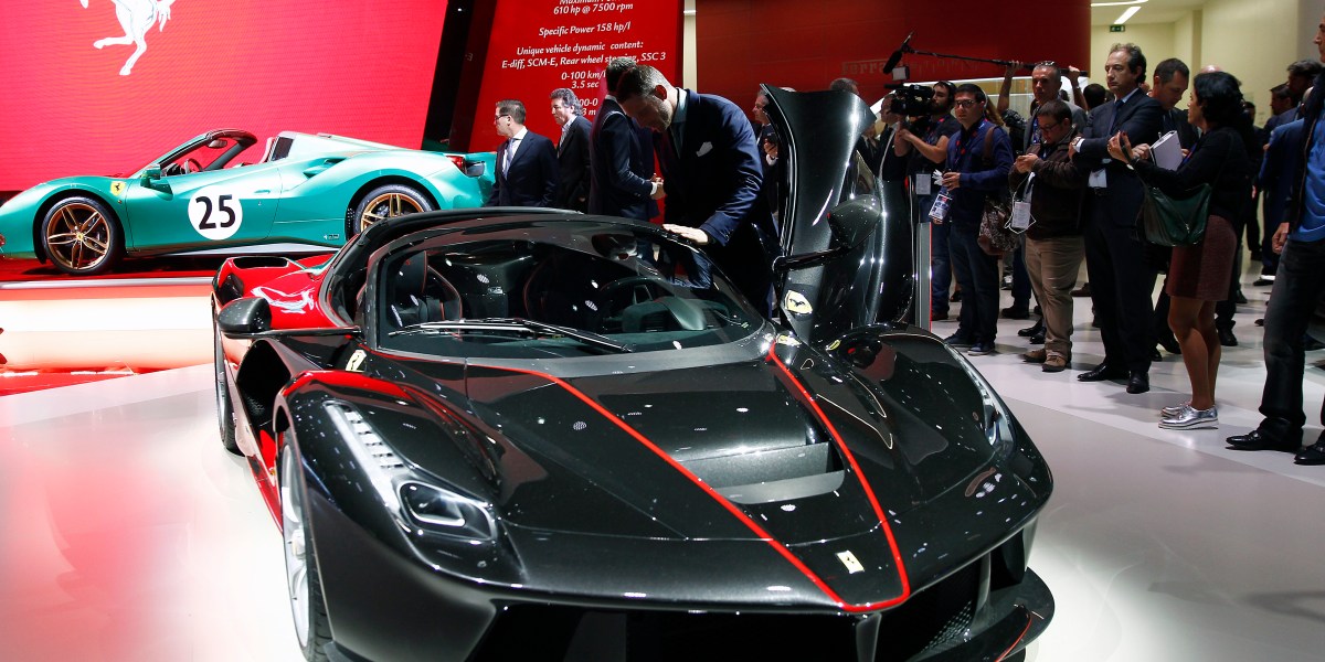 Paris Motor Show: Ferrari LaFerrari Aperta Sells Out Ahead of Mondial ...