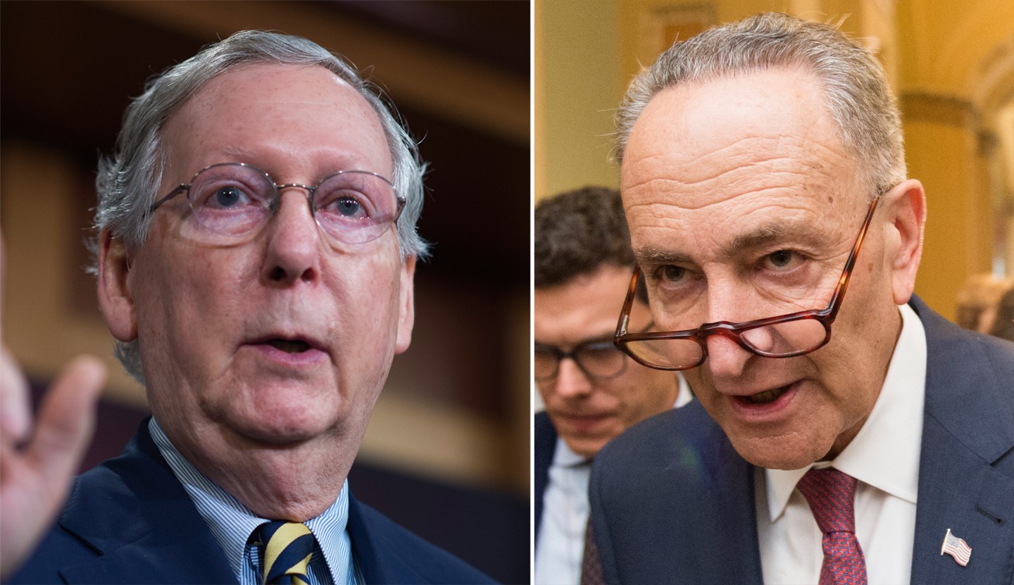 Mitch McConnell, Chuck Schumer Elected to Lead Senate | Fortune