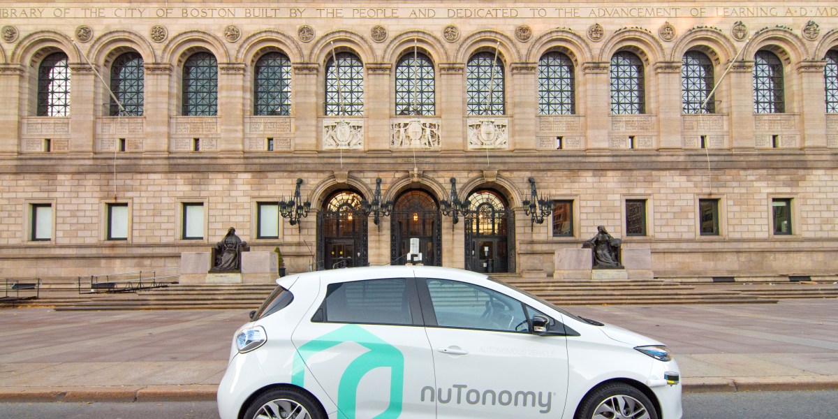 NuTonomy's Self-Driving Car Will Soon Hit the Streets of Boston | Fortune