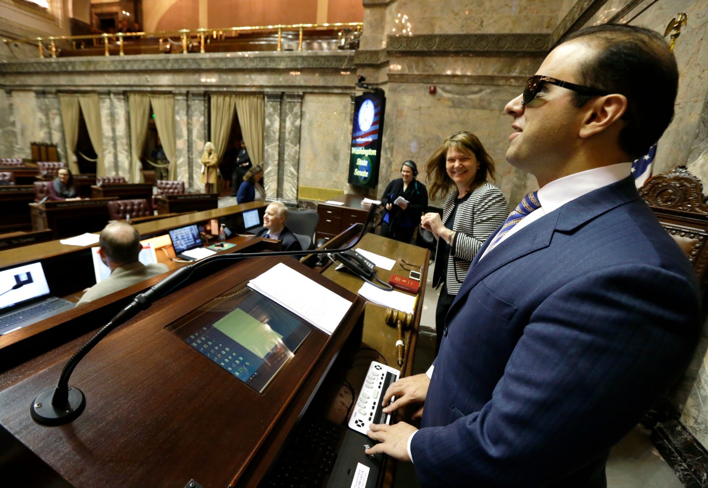 Washington Set to Swear in 1st Blind Lieutenant Governor | Fortune