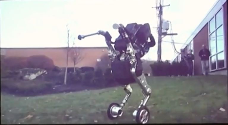 Google's Boston Dynamics: Video Leaks Nightmare-Inducing Wheeled Robot ...