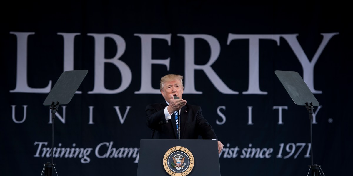 Donald Trump Speaks at Liberty University Commencement | Fortune