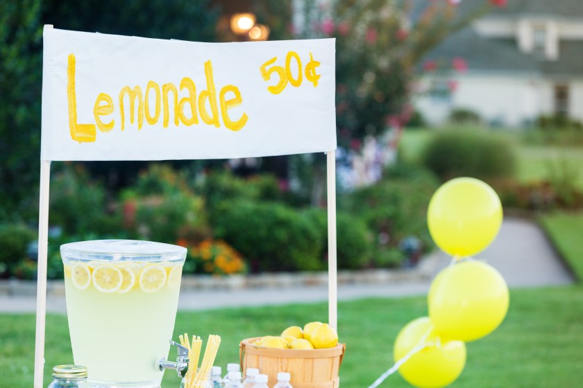Lemonade Stand 50 Cents