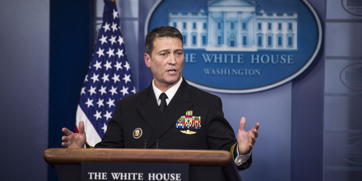 Ronny Jackson Won't Return As Trump's Personal Physician | Fortune
