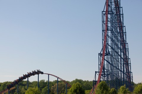 Six Flags Roller Coaster Stuck at Peak Leaves Riders Stranded | Fortune