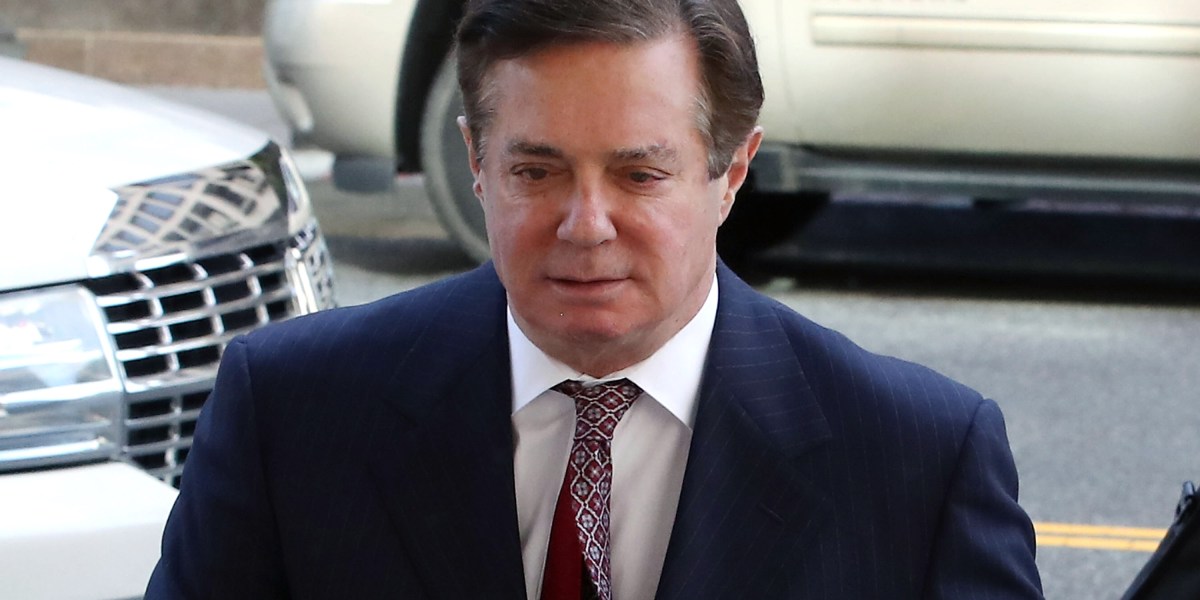 Manafort's Second Sentencing Pushes Prison Total to 7 1/2 Years | Fortune