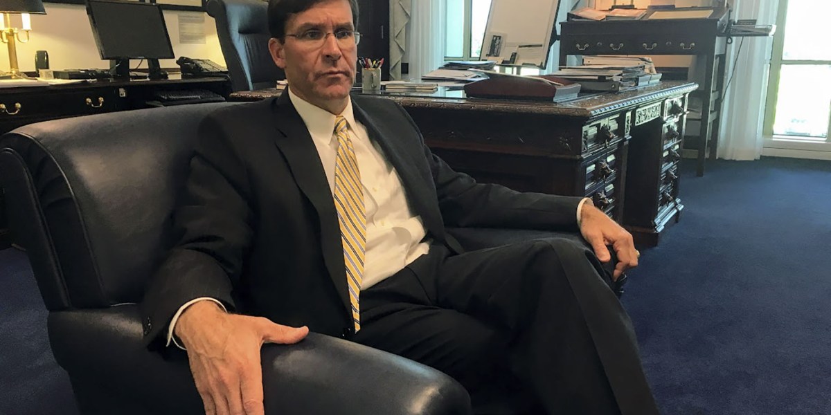 Who Is Mark Esper? Trump's Defense Secretary Pick Is Army Veteran | Fortune