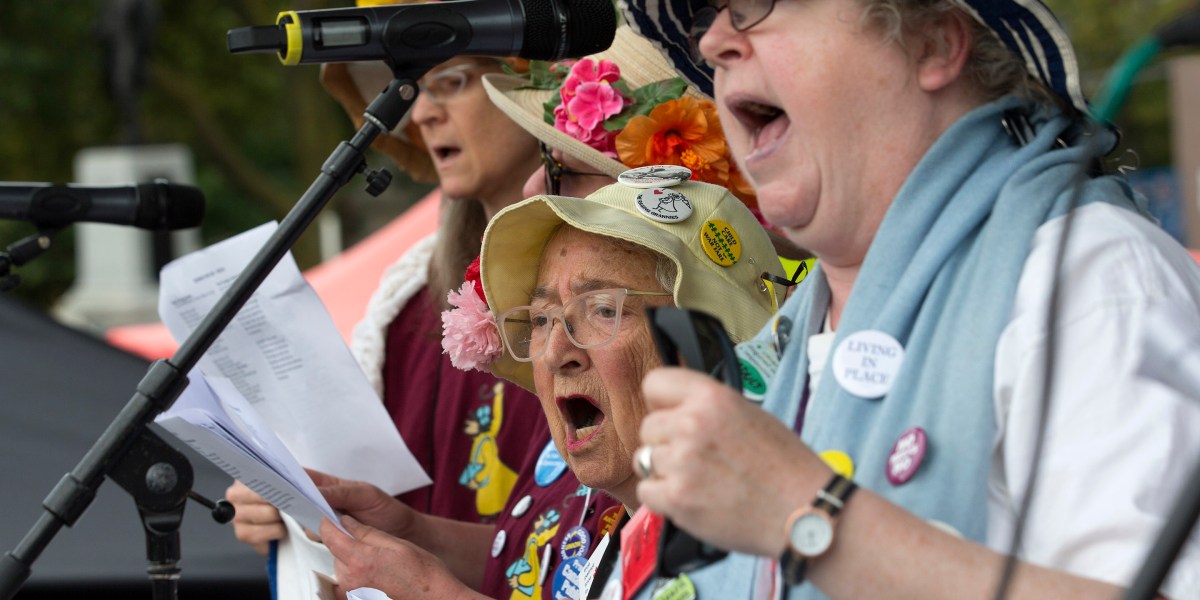 Meet the ‘Raging Grannies’ and ‘Gray Rangers’ Calling for Climate ...