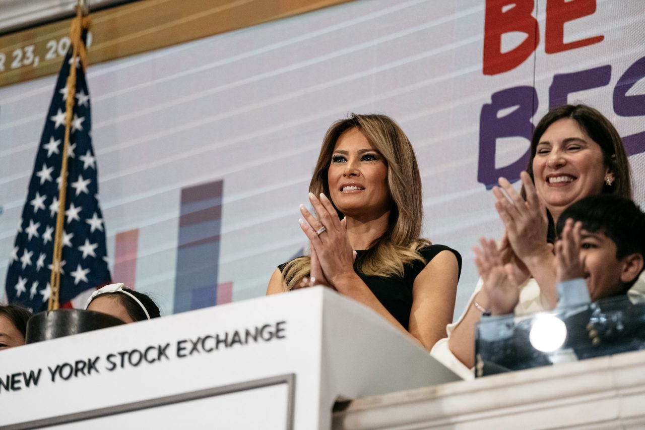 First Lady Melania Trump Rings NY Stock Exchange Bell | Fortune