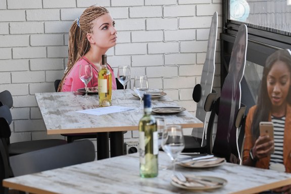 How to reopen restaurants: Social distance, party of one. | Fortune