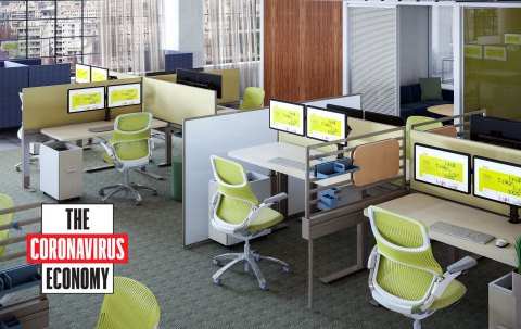 Returning to work: How office layouts could change for good because of ...