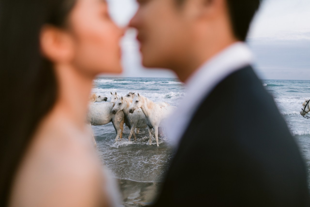 Couples spend thousands on a wedding photographer for that perfect shot ...