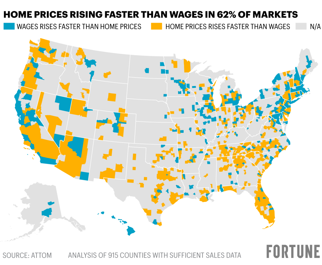 U.S. real estate in 4 charts: Where buying a home is more affordable ...