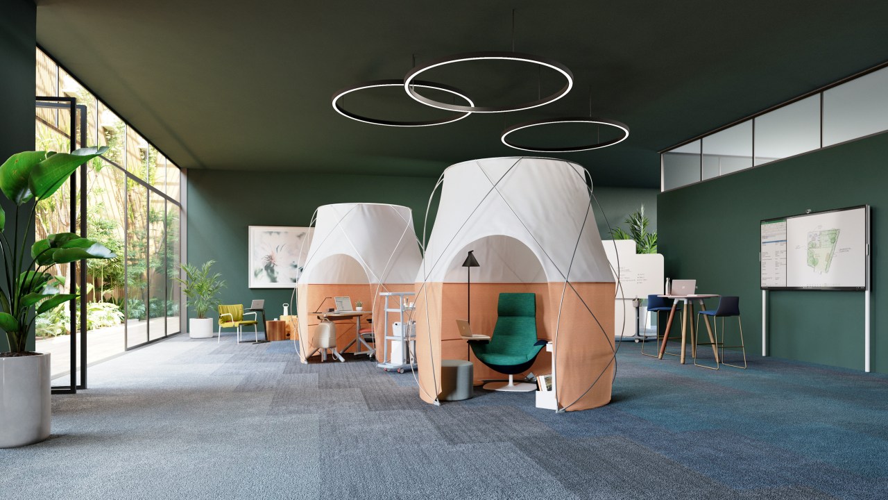 Work tent: Reimagining office space post-COVID | Fortune
