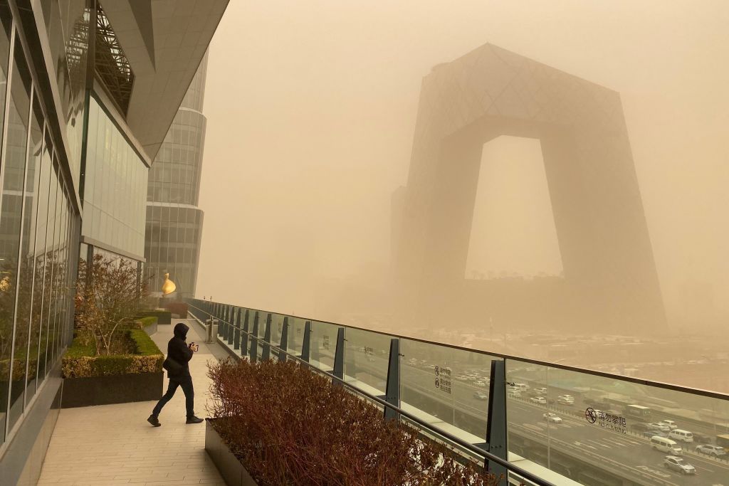 Beijing, China's worst-in-a-decade sandstorm covers capital in yellow ...
