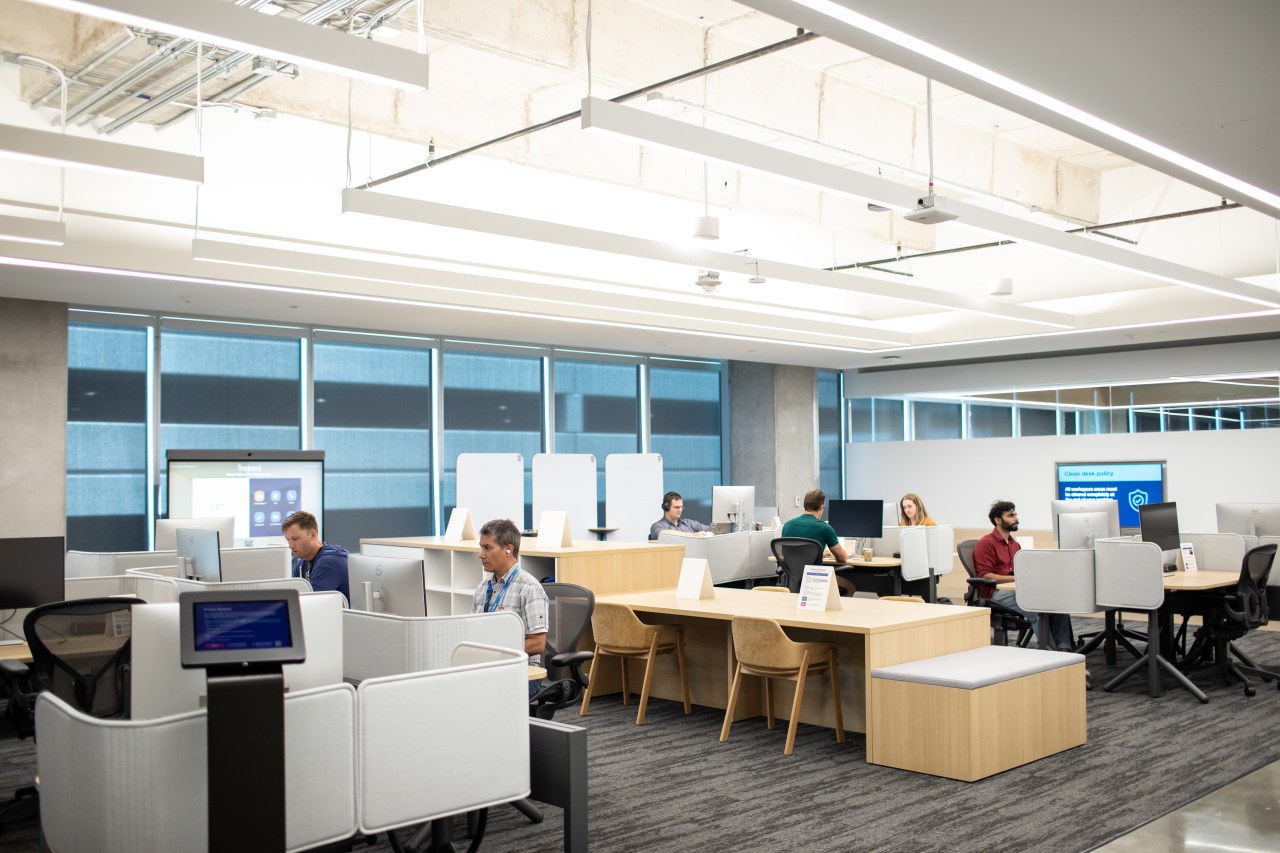 Movable walls and motion-activated sensors: Inside Indeed’s hybrid ...