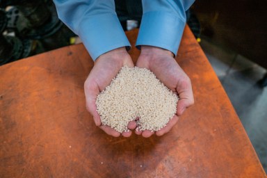 Startup turns greenhouse gas into plastic alternative for Nike, H&M ...