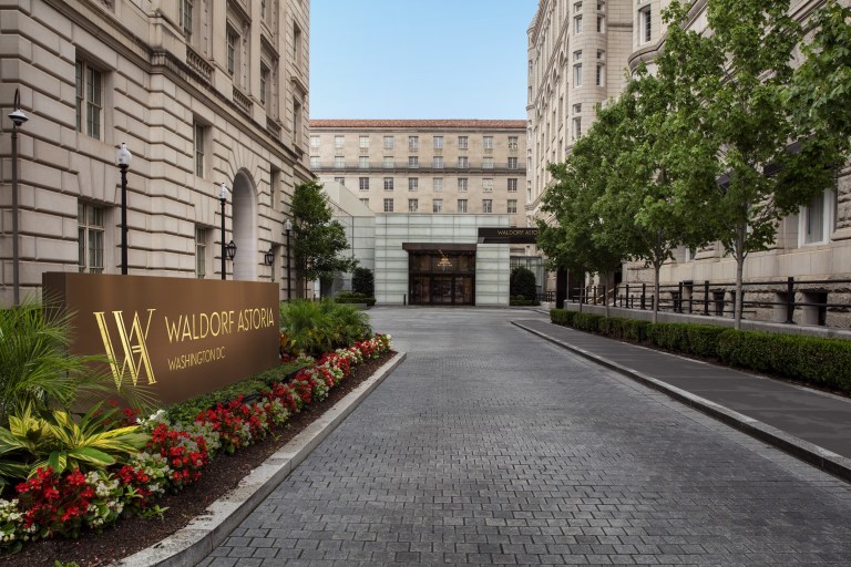 Inside the Waldorf Astoria that replaced the Trump hotel in Washington ...