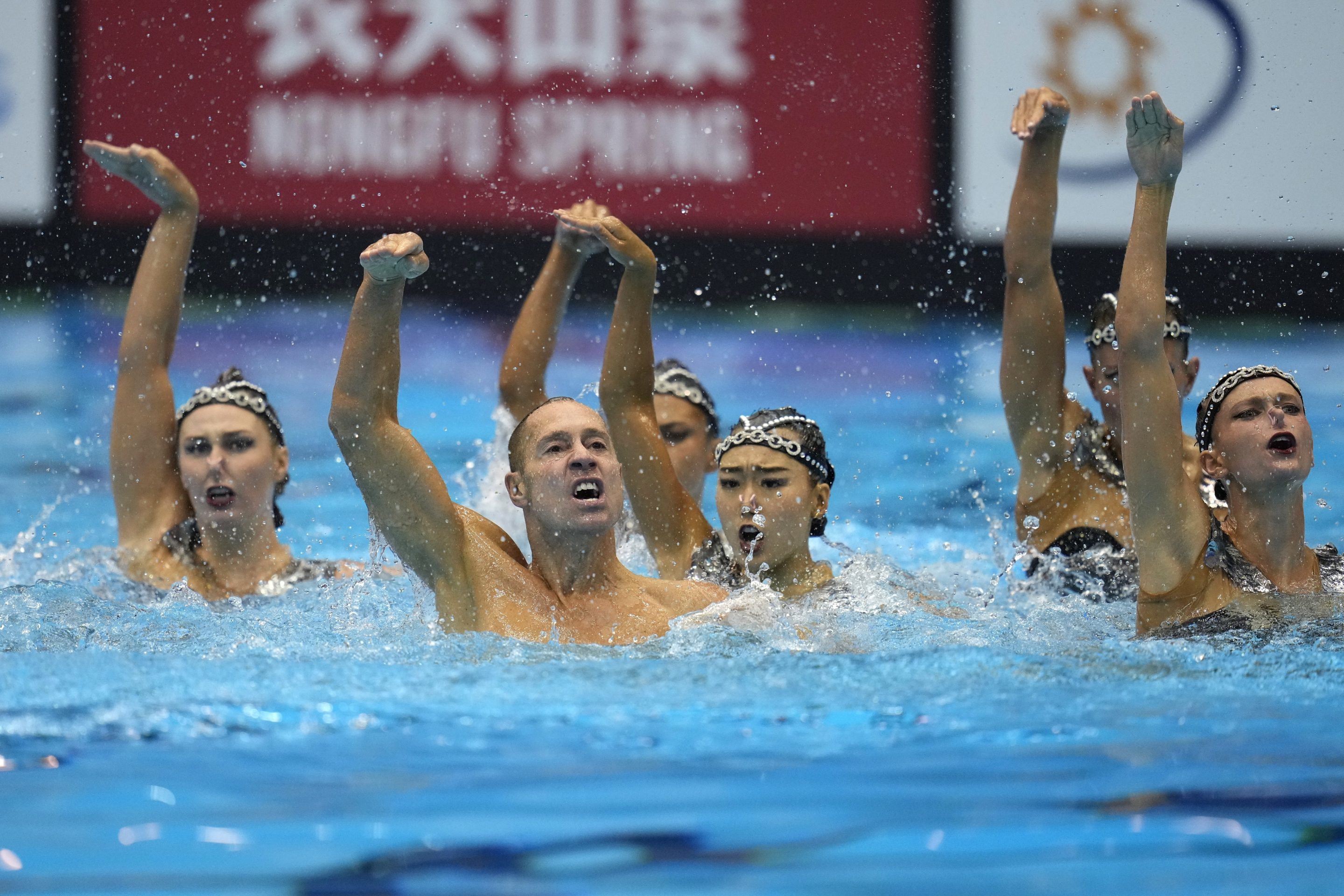 Olympic Synchronized Swimming Faces
