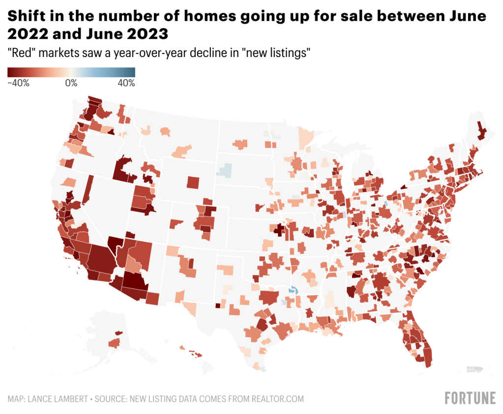 The housing market's 'lock-in effect' is very real—just look at this ...