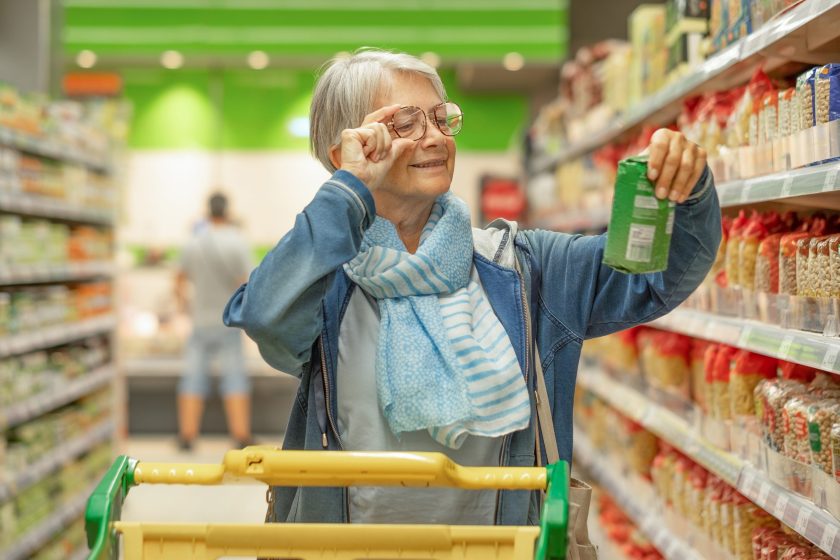 Elderly Grocery Shopper