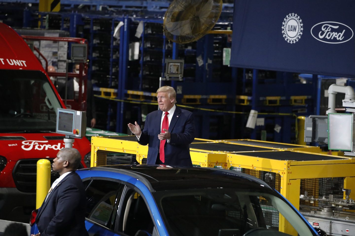 Trump flags autoworker support before picket line visit | Fortune