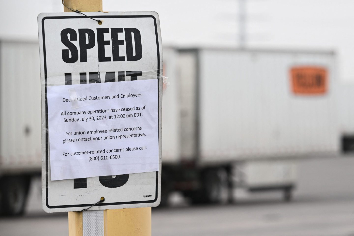 Yellow trucking bankruptcy: Largest freight filing ever with taxpayer ...