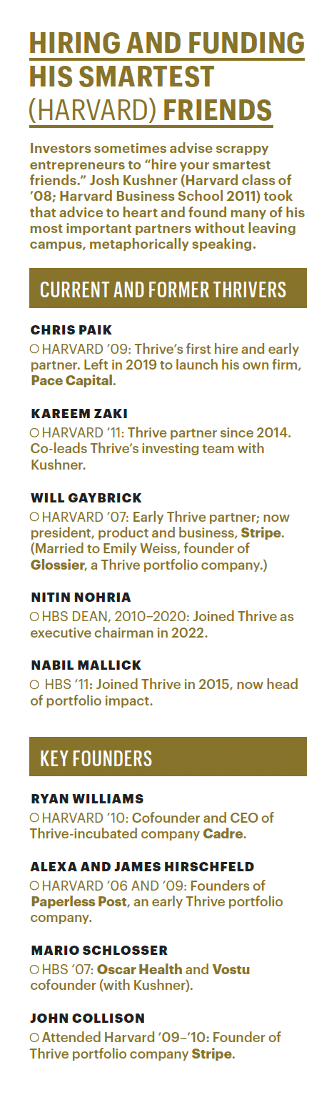 How Josh Kushner built Thrive Capital and became a billionaire startup ...